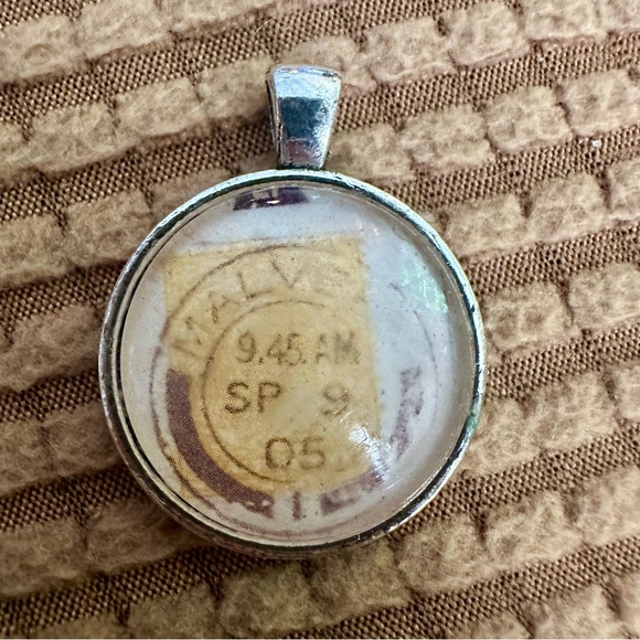 Handmade | Jewelry | Handmade Stamp Pendant Necklace | Poshmark